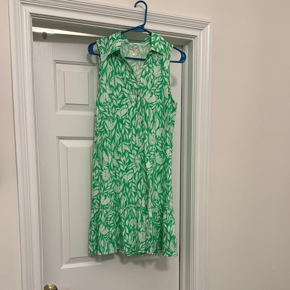 Lilly Pulitzer | Dresses | Lilly Pulitzer Rohan Green And White ...
